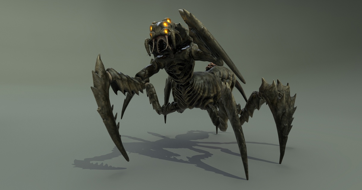 MONSTER: CAVECRAWLER | 3D Creatures | Unity Asset Store