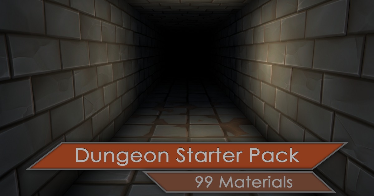 Stylized Textures - Dungeon Starter Pack | 2D Textures & Materials ...