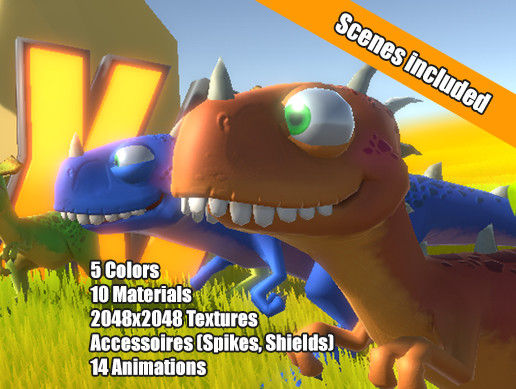 Rexi - stylised T-Rex 3D model | 3D | Unity Asset Store