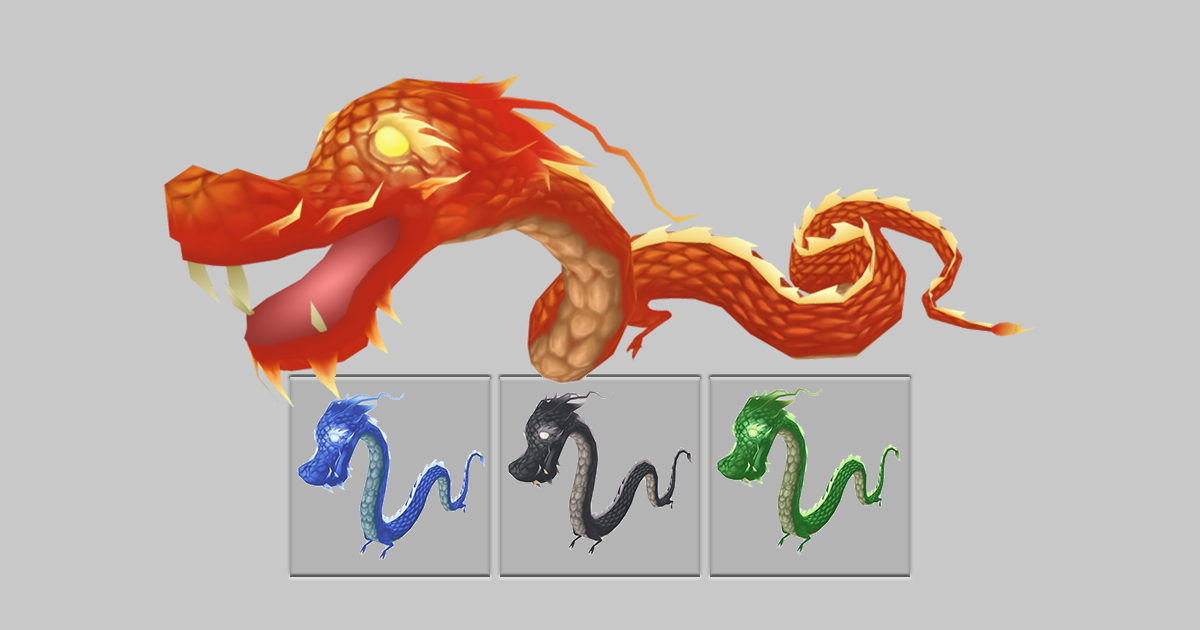 Painted Chinese Dragon | 3D Characters | Unity Asset Store