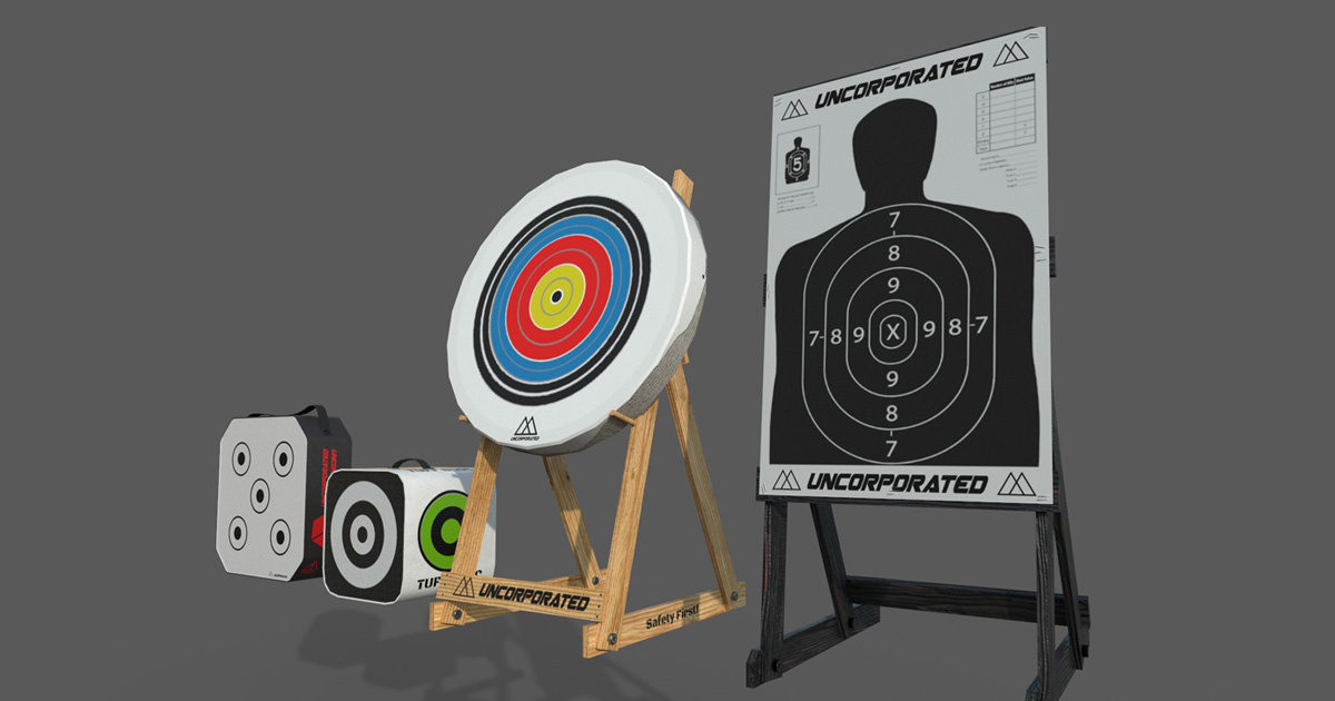Archery Rifle Target Pack | 3D Guns | Unity Asset Store