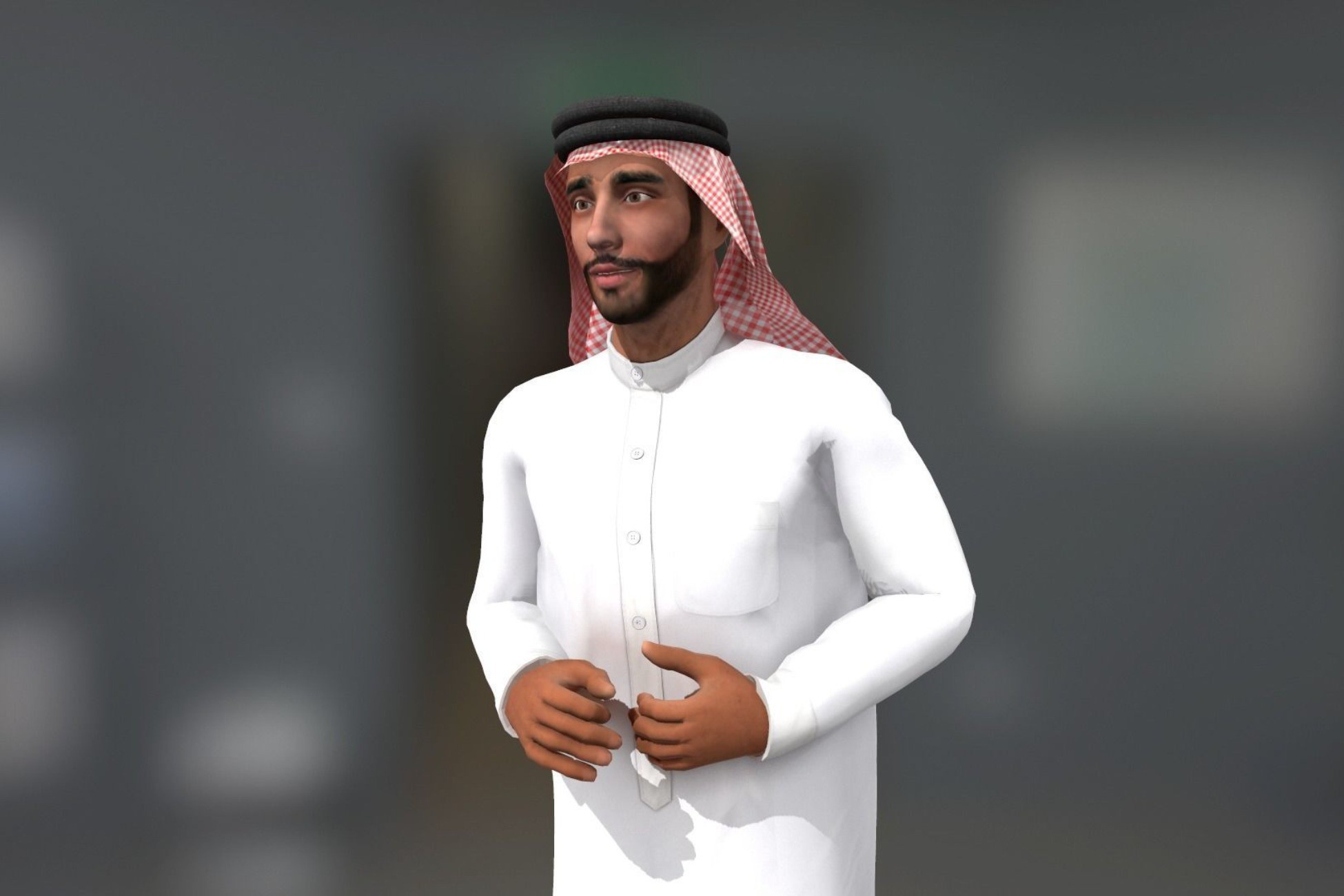 Animated Arab Male with Blendshapes | 3D Humanoids | Unity Asset Store