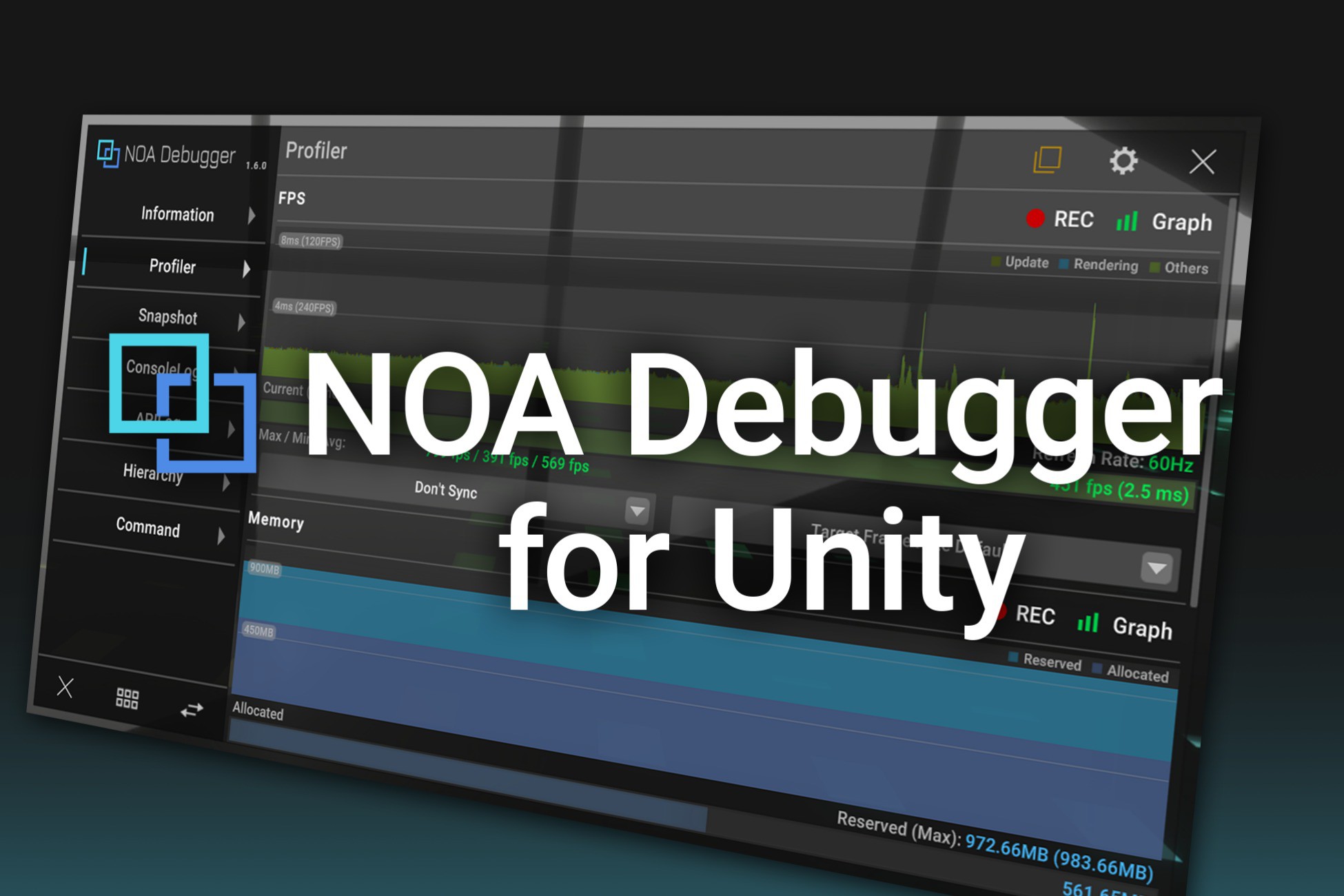 NOA Debugger for Unity | GUI Tools | Unity Asset Store