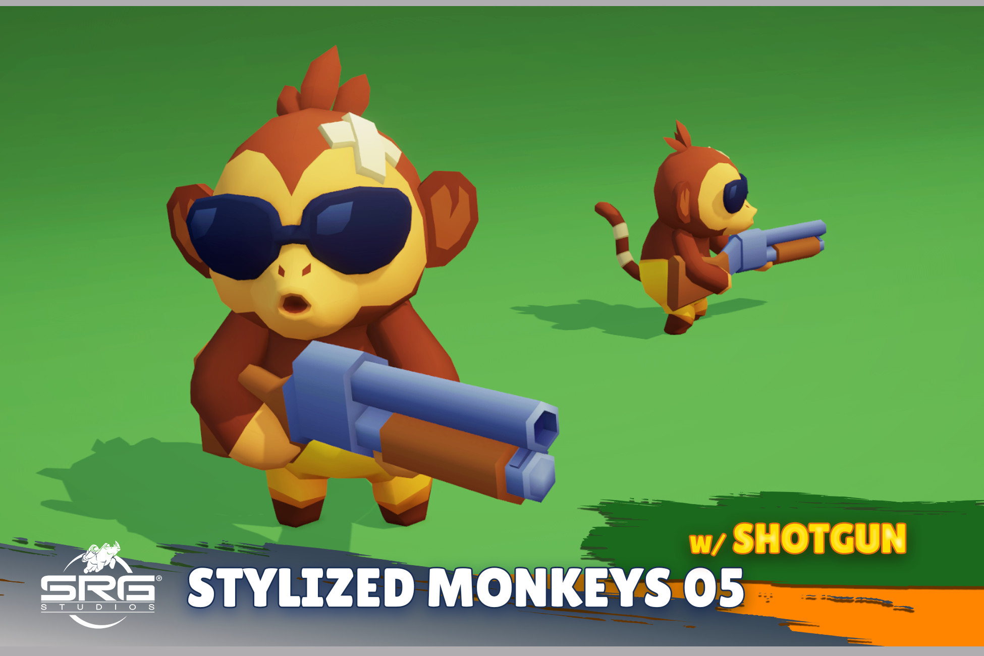 Stylized Monkeys 05 | 3D Characters | Unity Asset Store