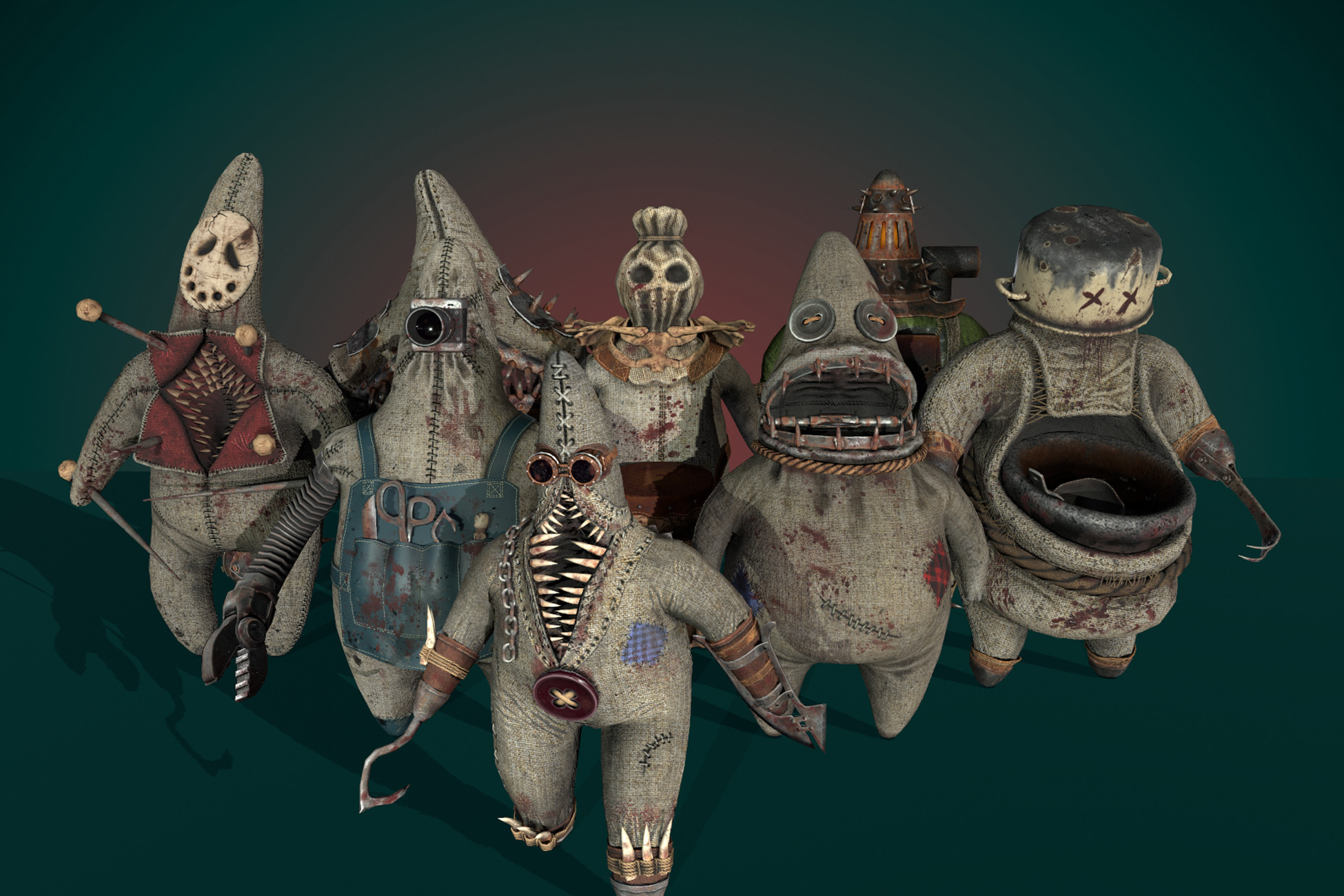Stitch Creatures Pack | 3D Creatures | Unity Asset Store