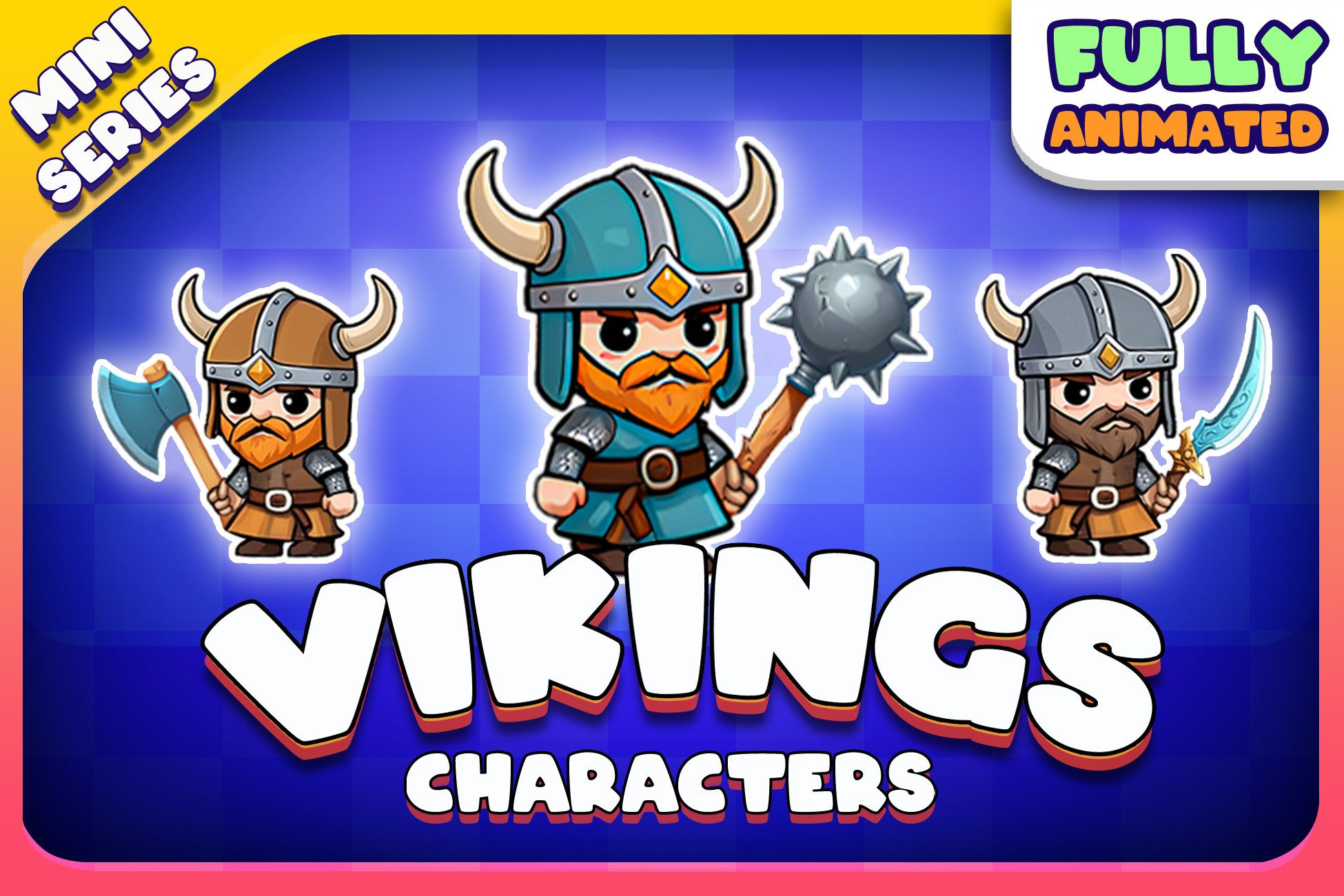 The Vikings 2D Animated Character (Spriter) | 2D Characters | Unity Asset Store