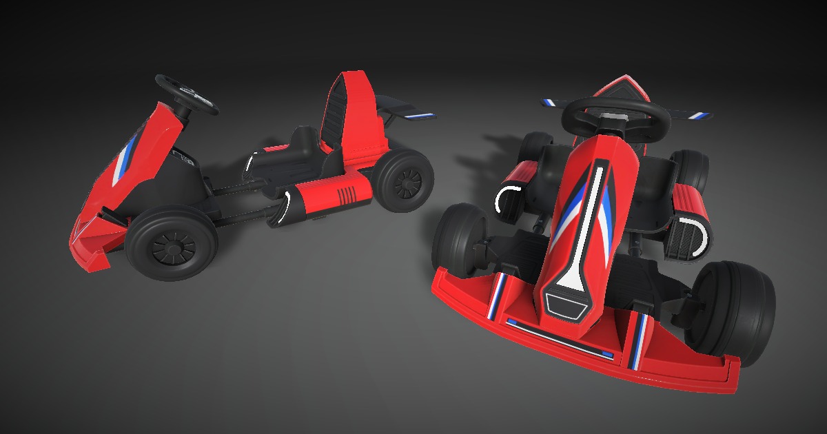 Go Kart 3d model | 3D 汽车 | Unity Asset Store