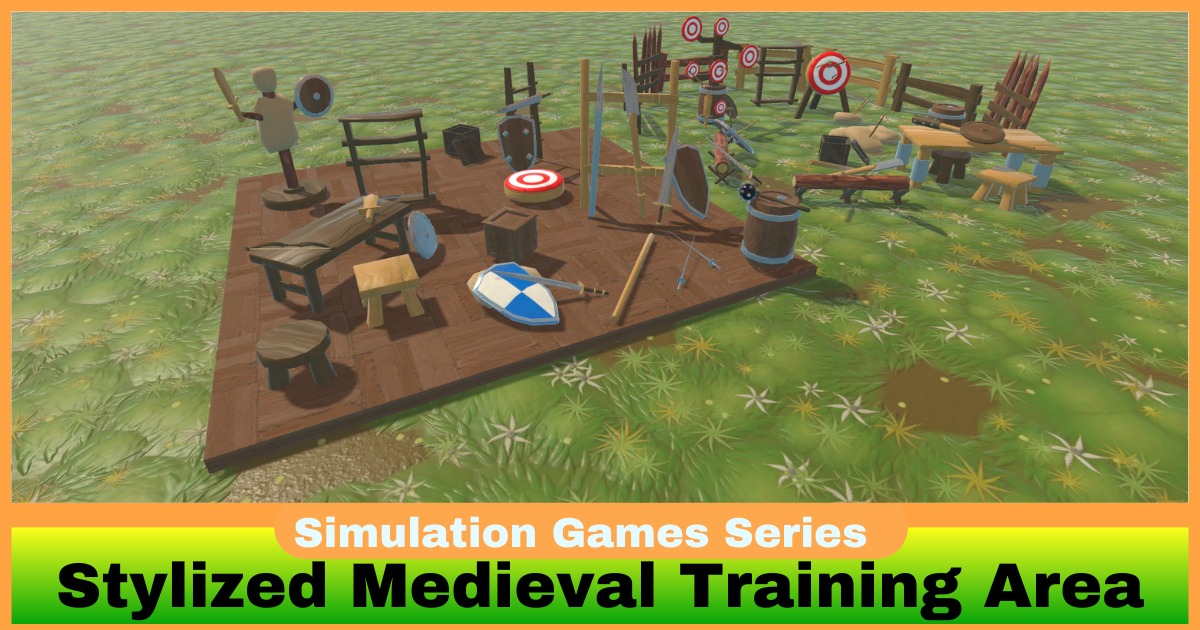 Stylized Medieval Training Area | 3D Props | Unity Asset Store