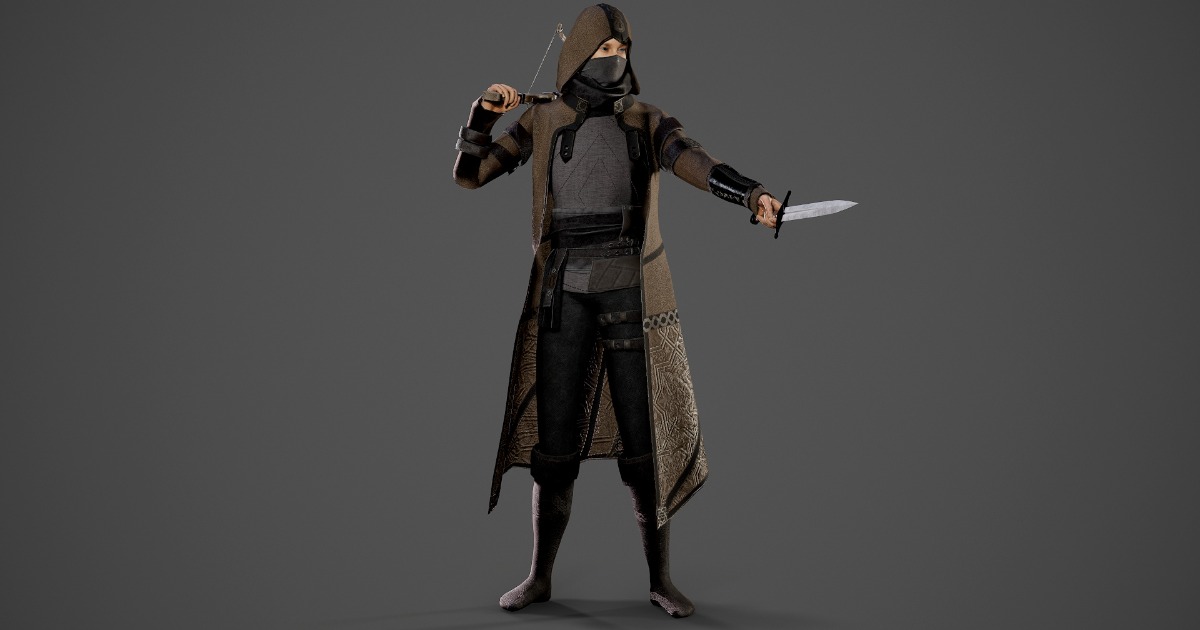 Assassin Man(HDRP) | Characters | Unity Asset Store