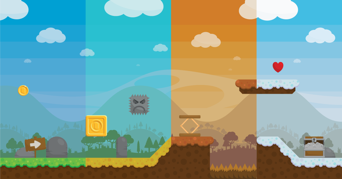 2D Platformer Cartoon Pack | 2D Environments | Unity Asset Store