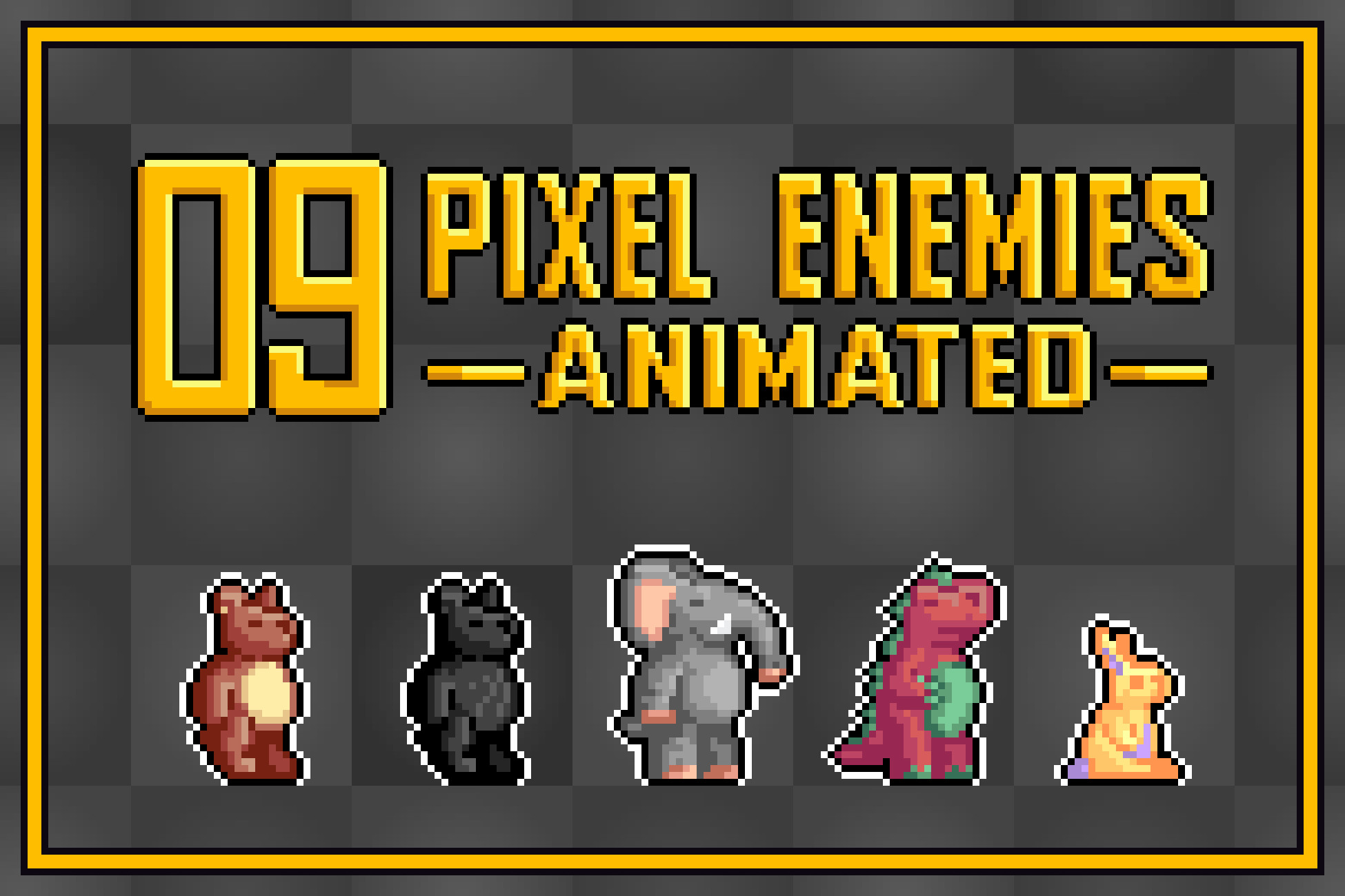 Enemy Galore 3 - Pixel Art | 2D 캐릭터 | Unity Asset Store