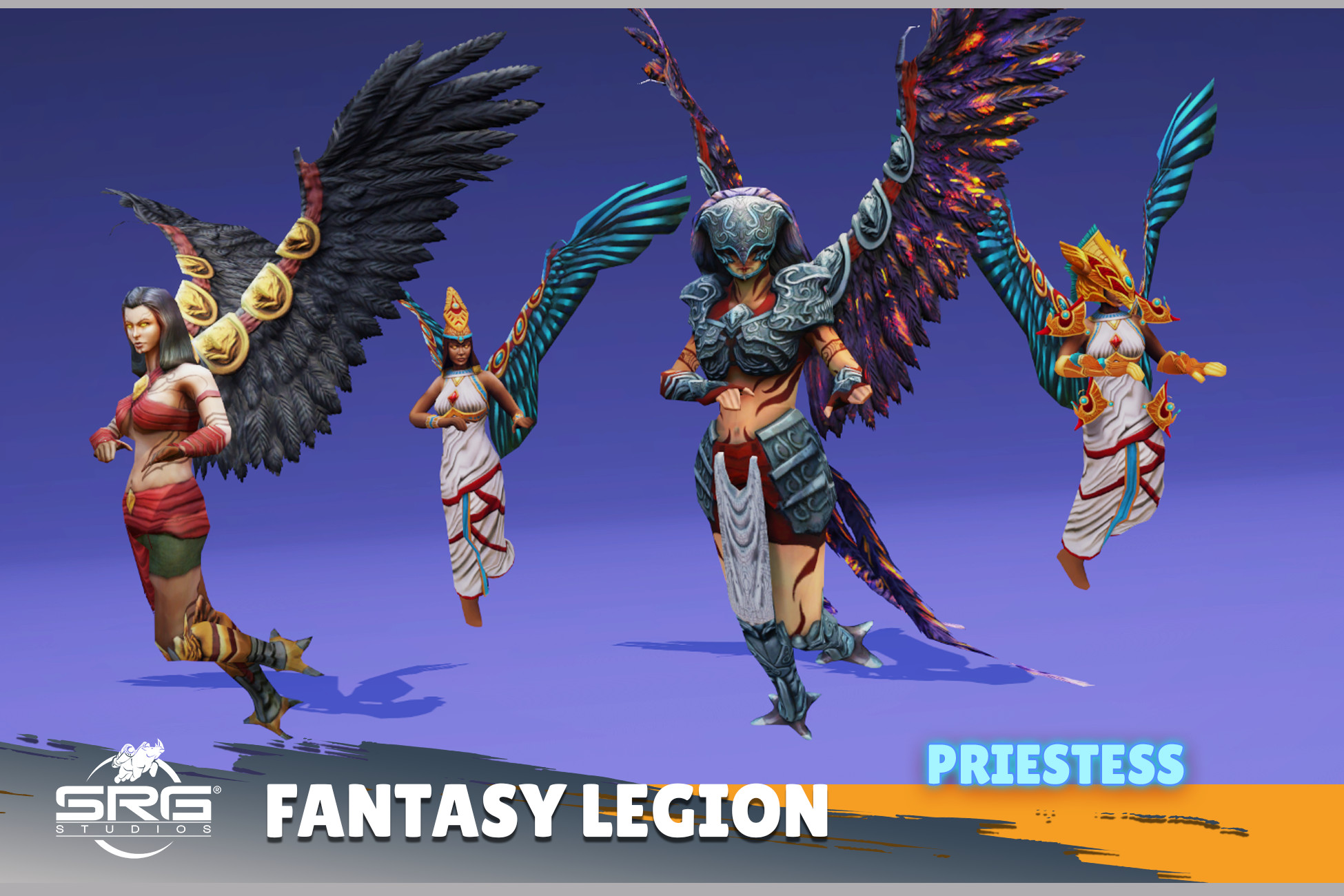 Fantasy Legion - Priestess | 3D Characters | Unity Asset Store