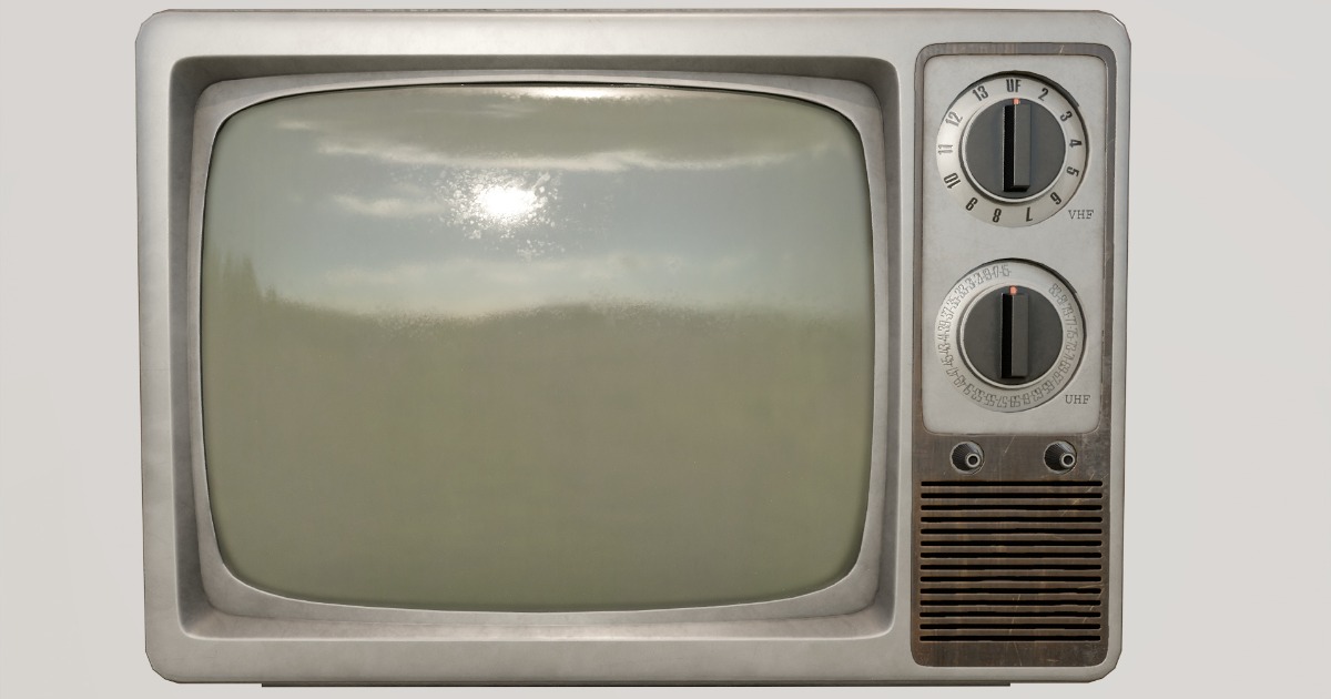 3D Zenit Vintage TV | 3D Electronics | Unity Asset Store