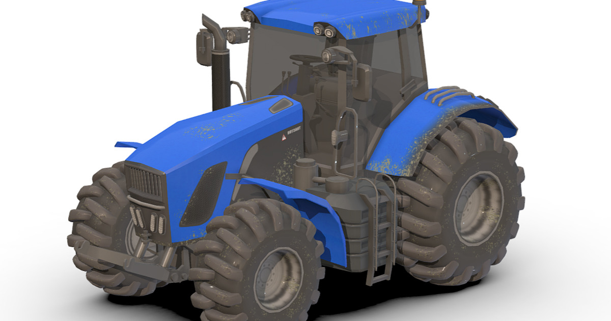 Tractor Model # 2 | 3D Land | Unity Asset Store