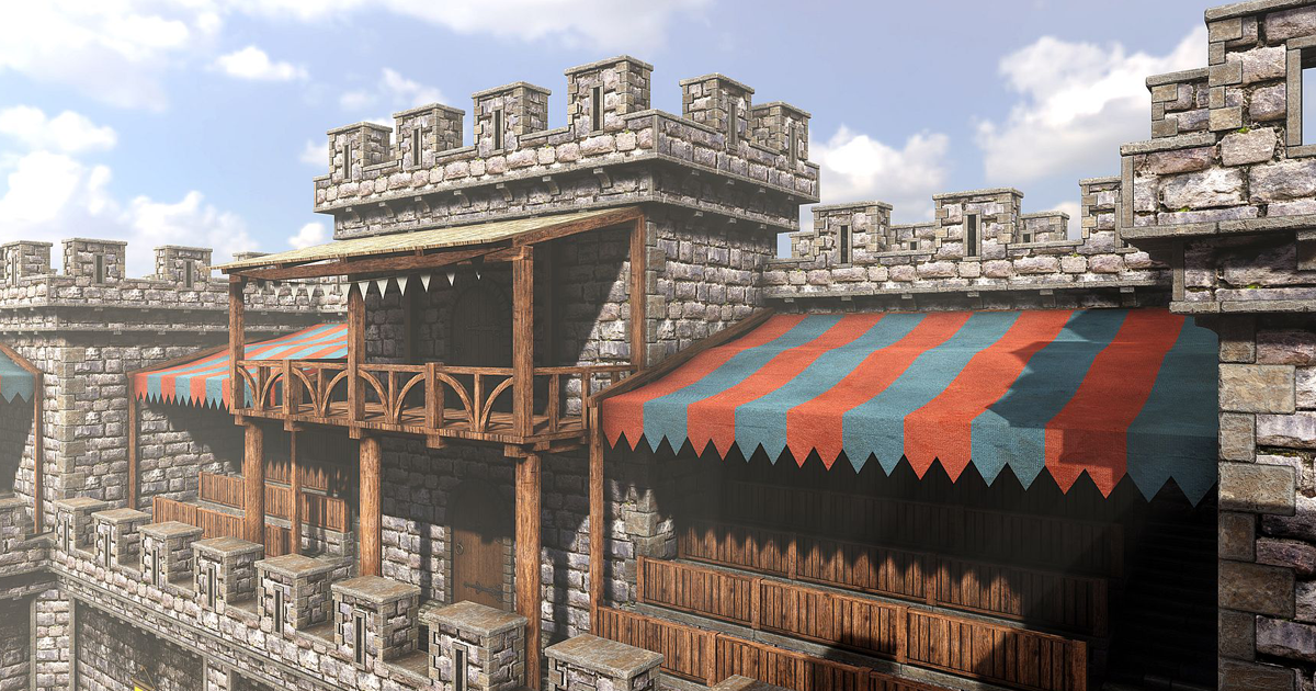 HQ Fantasy Battle Arena (Modular) | 3D Fantasy | Unity Asset Store