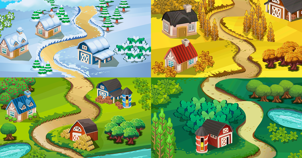 Cartoon Farm Building | 2D Environments | Unity Asset Store