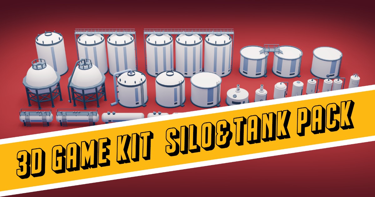 3D Game Kit-Silo&Tank Pack | 3D Industrial | Unity Asset Store