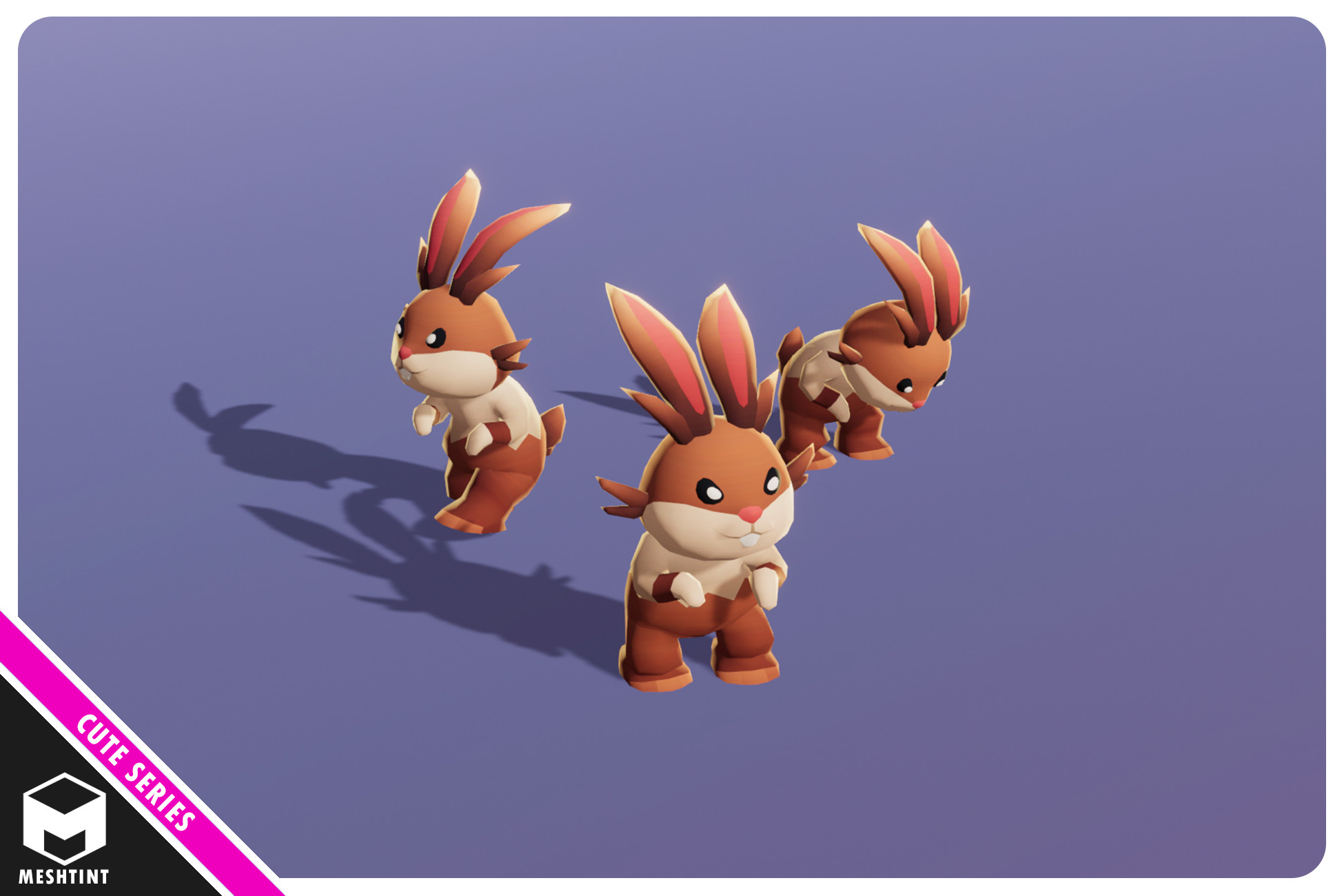 Rabbit Cute Series | 3D Creatures | Unity Asset Store