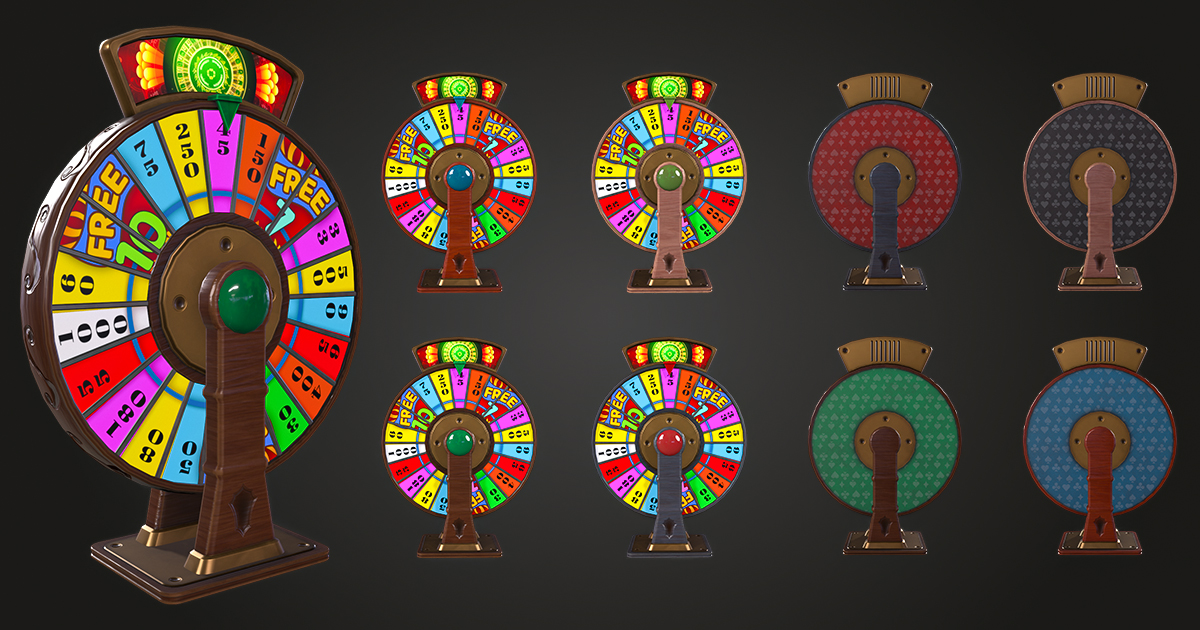 Lucky Spin Machine Vol. 2 | 3D Props | Unity Asset Store