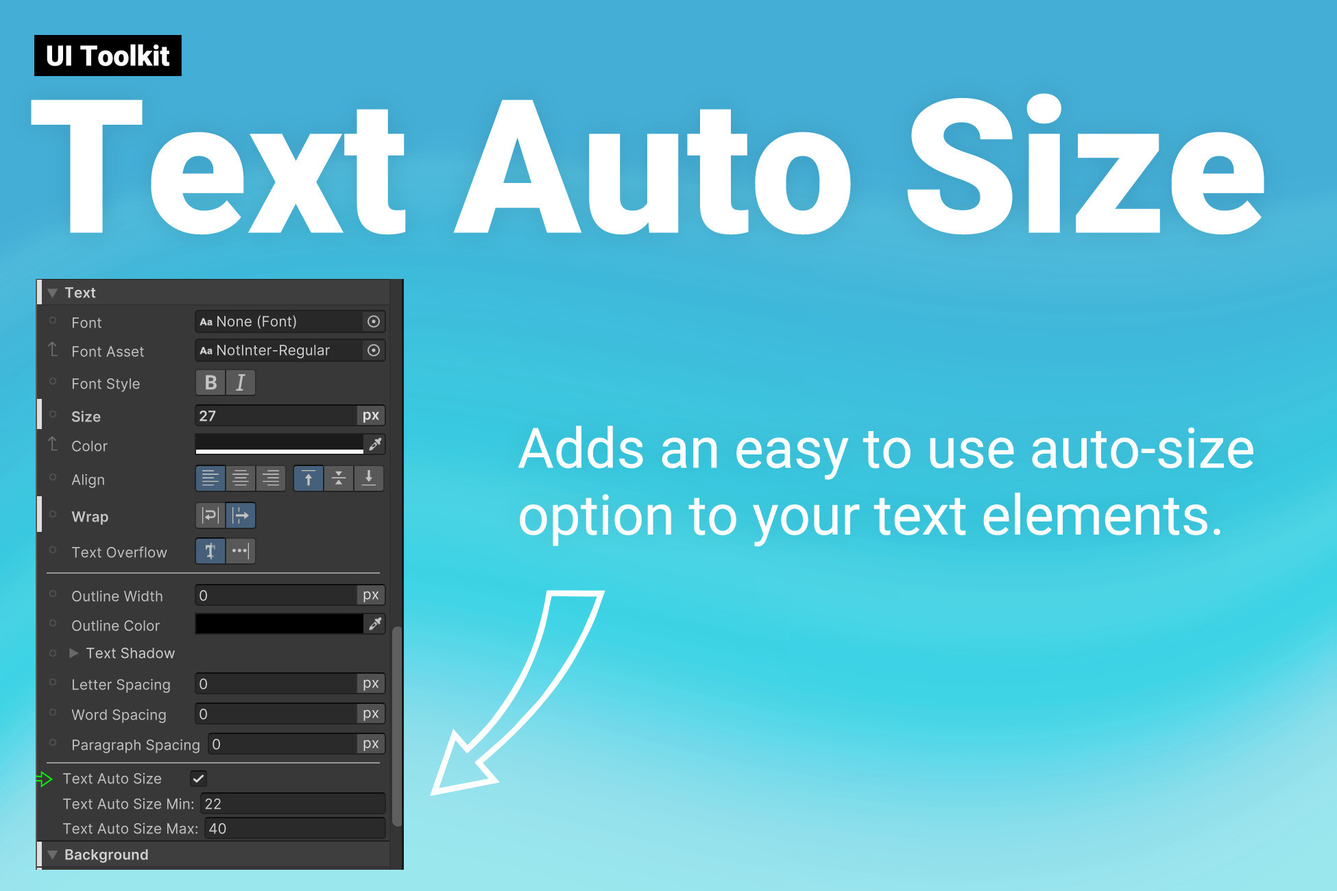Text Auto Size for UI Toolkit - Best Fit Text | GUI Tools | Unity Asset Store