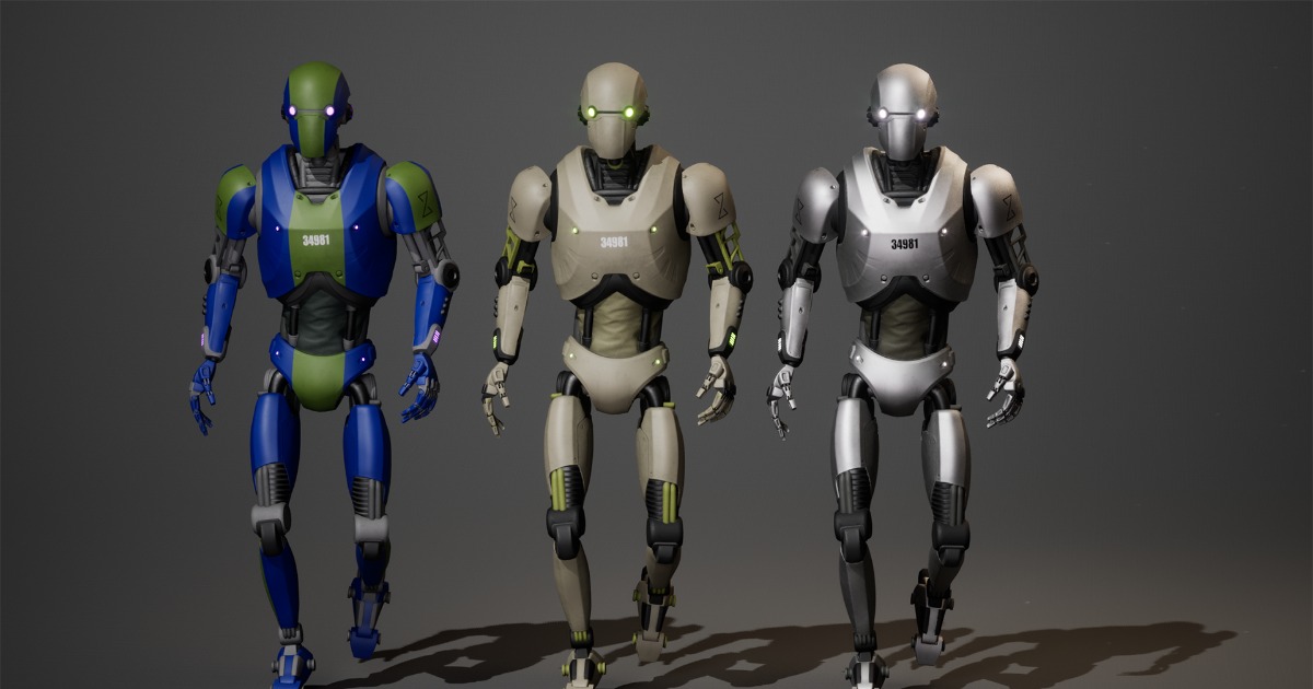 Robot worker | 3D Robots | Unity Asset Store