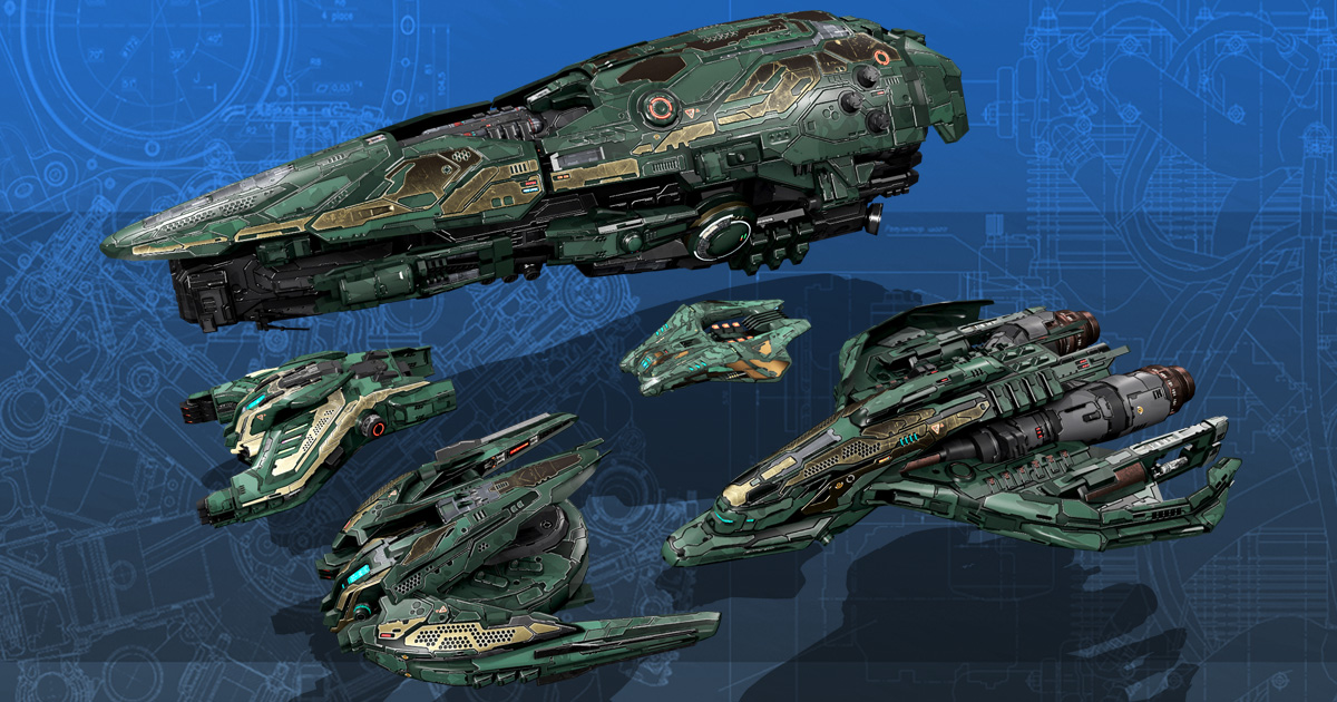 Spaceships Vol. #07 | 3D Space | Unity Asset Store