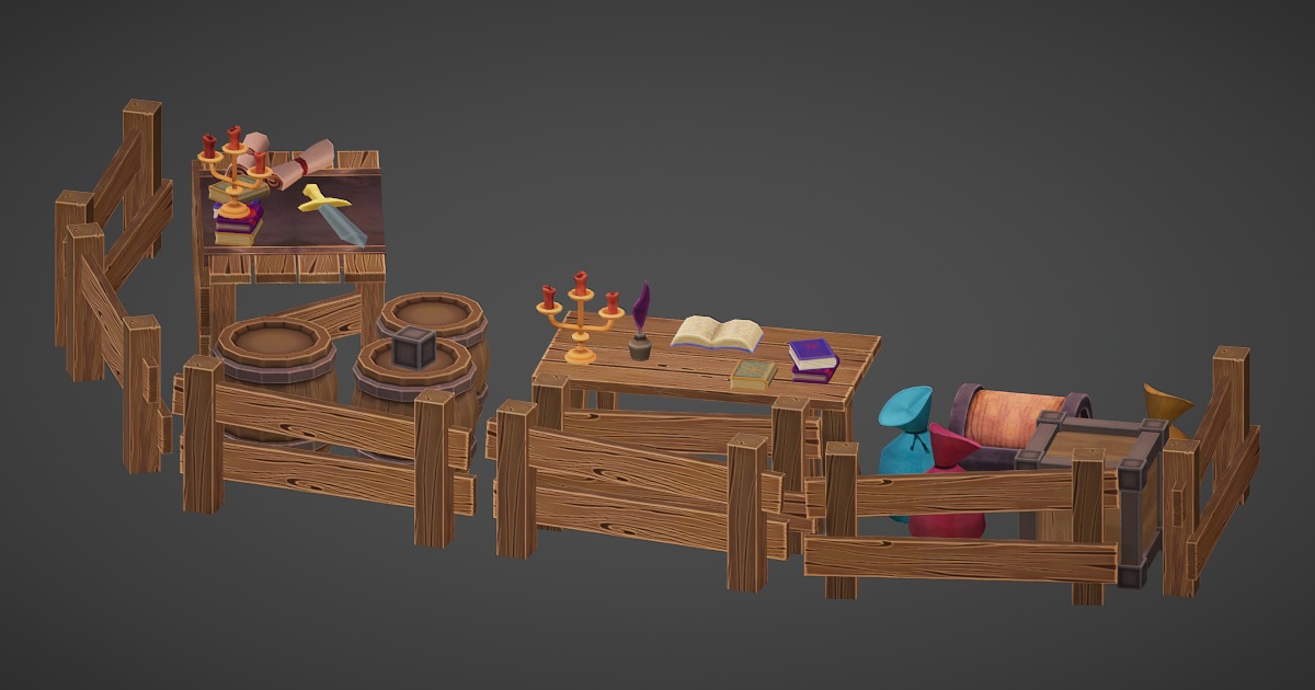 Stylized Craft - Blacksmith and Enchanted | 3D Environments | Unity ...