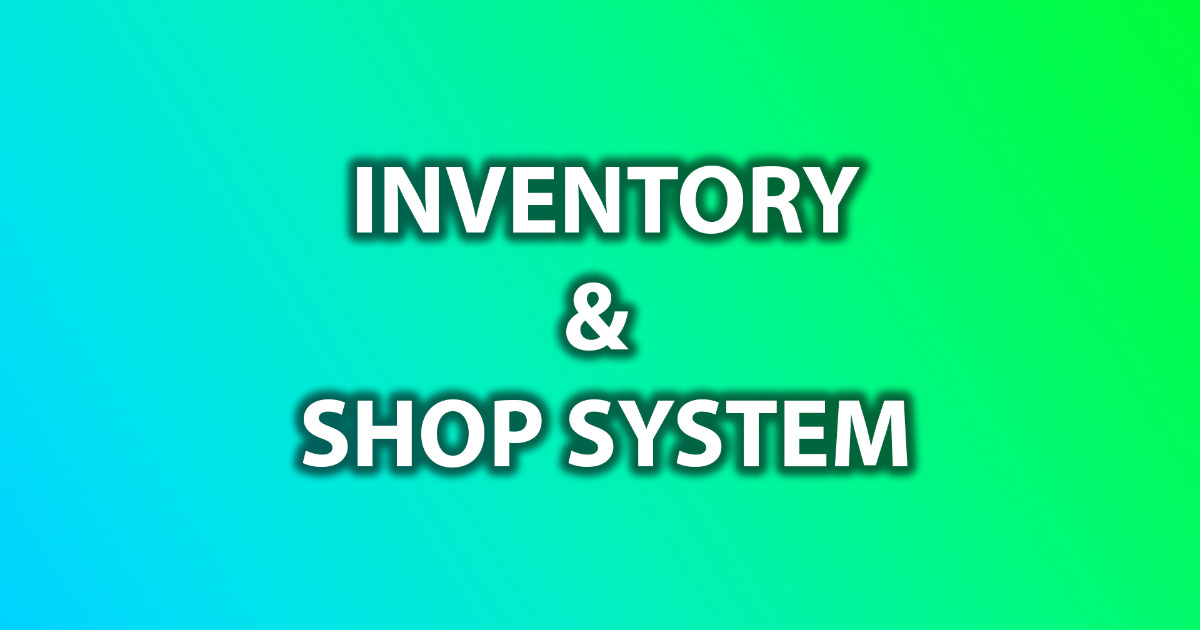 Inventory And Shop System Gui Tools Unity Asset Store 2495