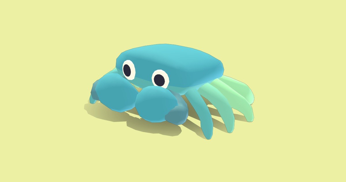 Swamp Crab - Quirky Series | 3D Animals | Unity Asset Store