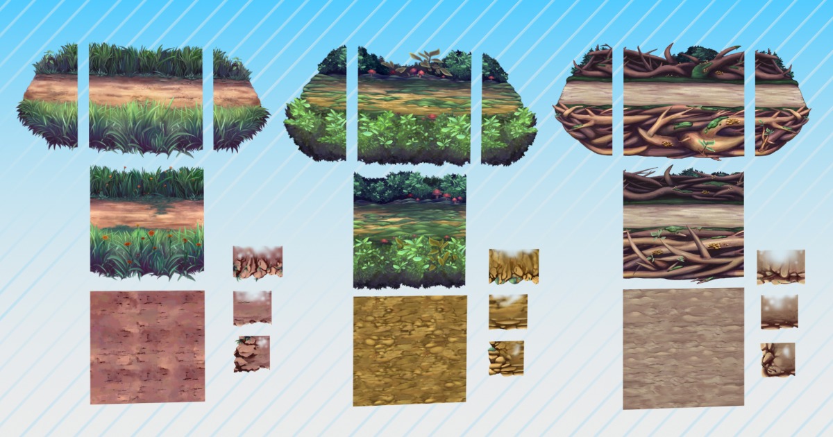SpriteShape 2D Texture Pack - Forest | 2D Environments | Unity Asset Store