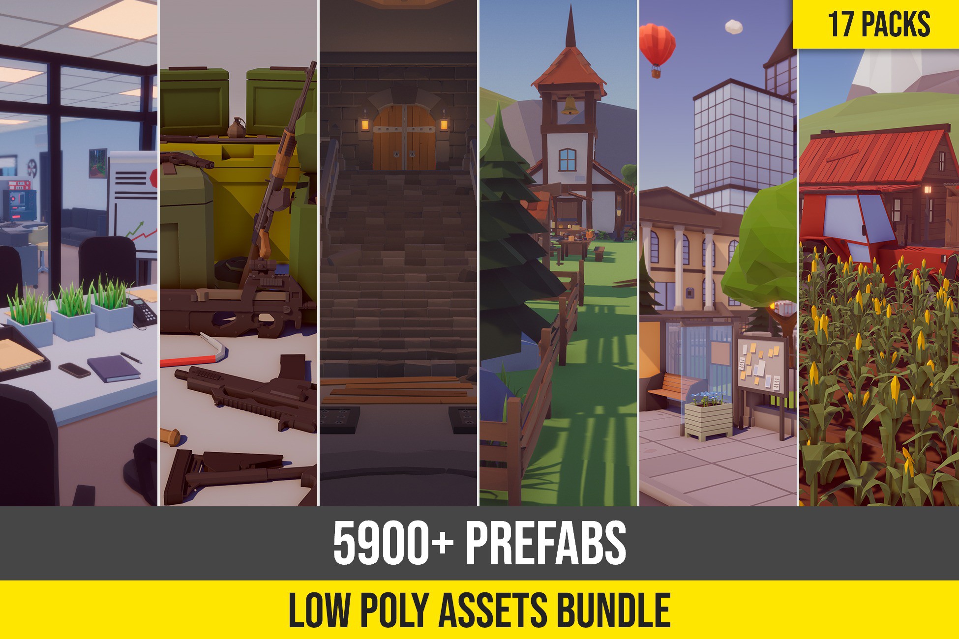 Low Poly Asset Bundle | 3D Environments | Unity Asset Store