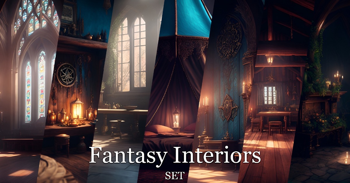Fantasy Interiors 01 | 2D | Unity Asset Store