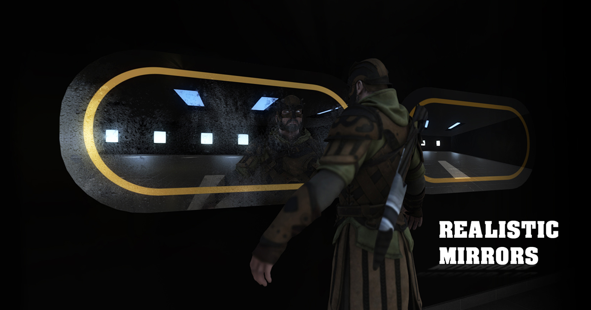 Realistic Mirrors | 3D Furniture | Unity Asset Store