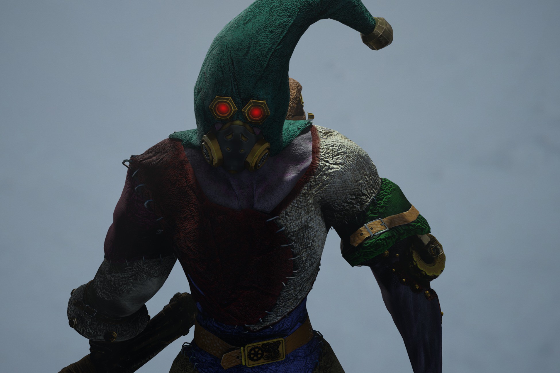 Scarecrow in a gas mask | 3D Characters | Unity Asset Store