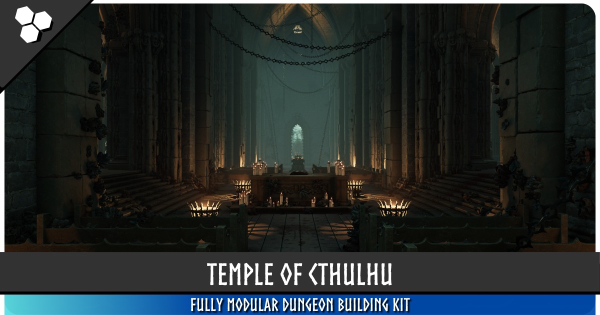 Modular Dungeon: Temple Of Cthulhu (Dungeon, Modular Dungeon, Temple, Dungeons) | 3D Dungeons ...