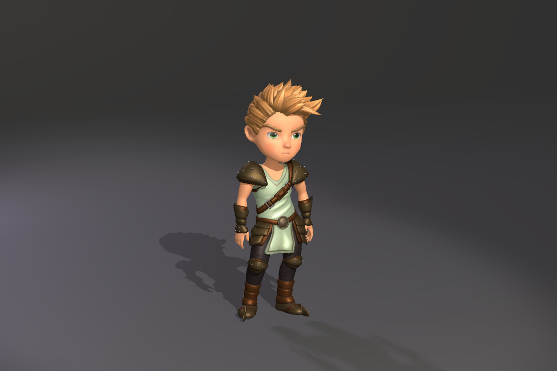 Cute Warrior Boy - 3D RPG Character | Characters | Unity Asset Store