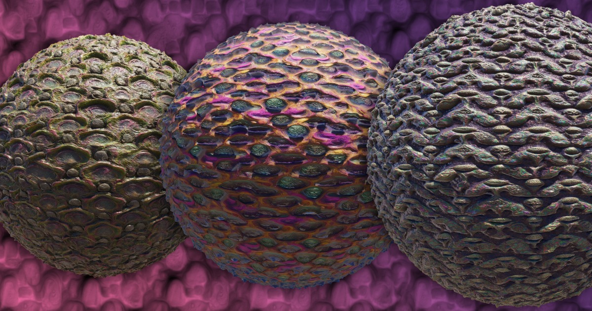 Abstract Alien Textures - Vol 1 | 2D Textures & Materials | Unity Asset ...