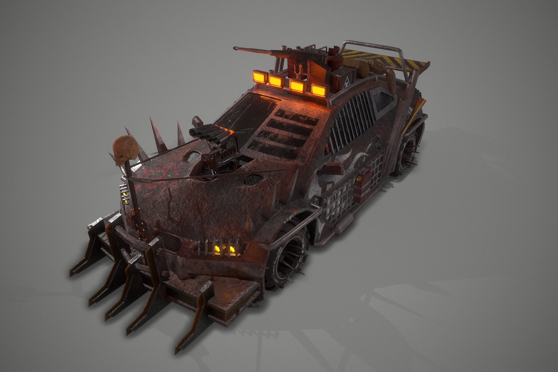 Apocalyptic Car 01 Modular Pack | 3D Vehicles | Unity Asset Store