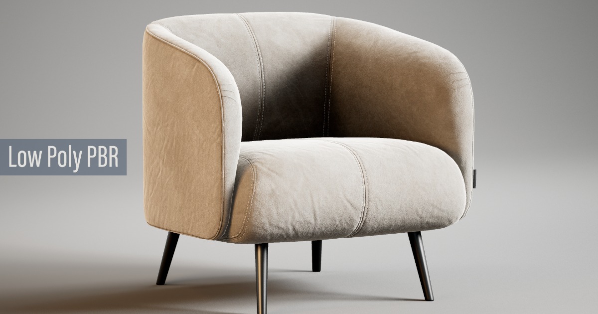 Armchair05 | 3D Furniture | Unity Asset Store