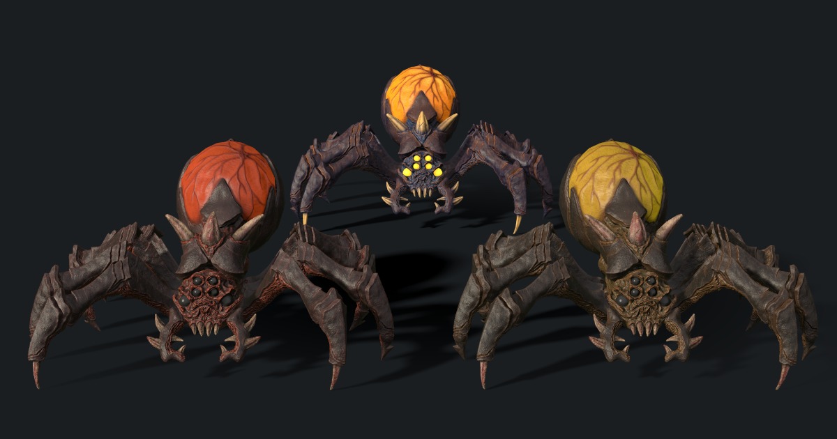 Evil Spider 2 | 3D Creatures | Unity Asset Store