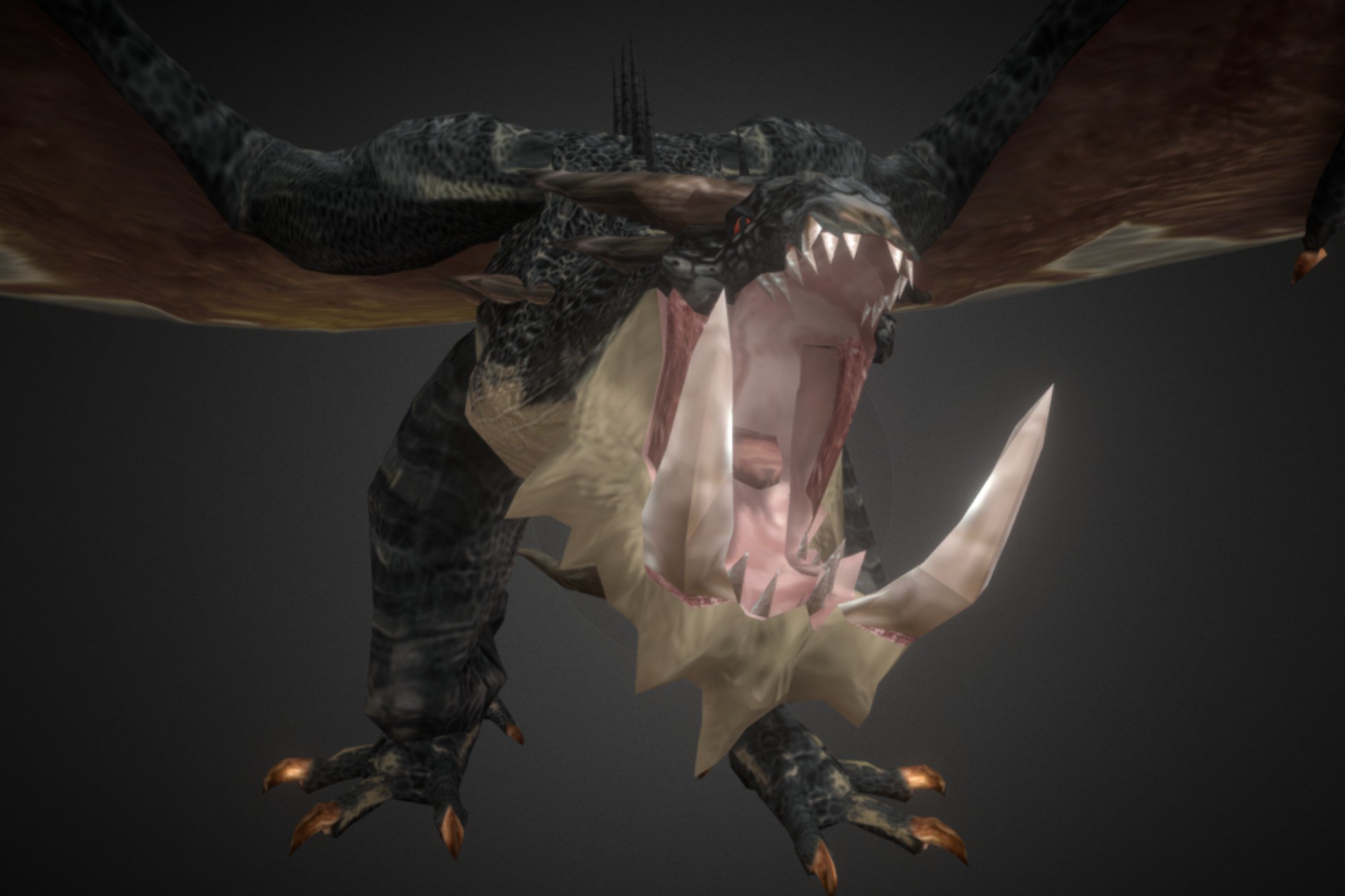 Small Wyvern Dark v1 | 3D Creatures | Unity Asset Store