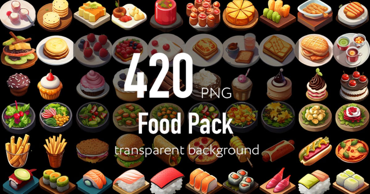 Food Pack | 2D | Unity Asset Store