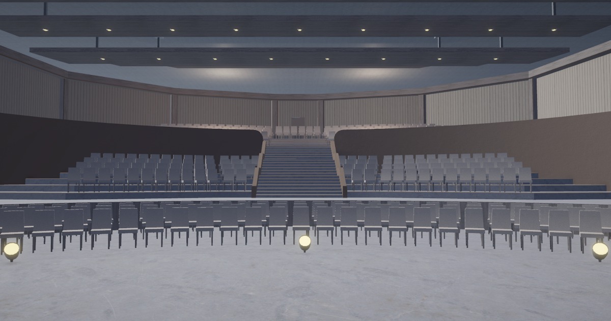Event_Hall 01 | 3D Urban | Unity Asset Store