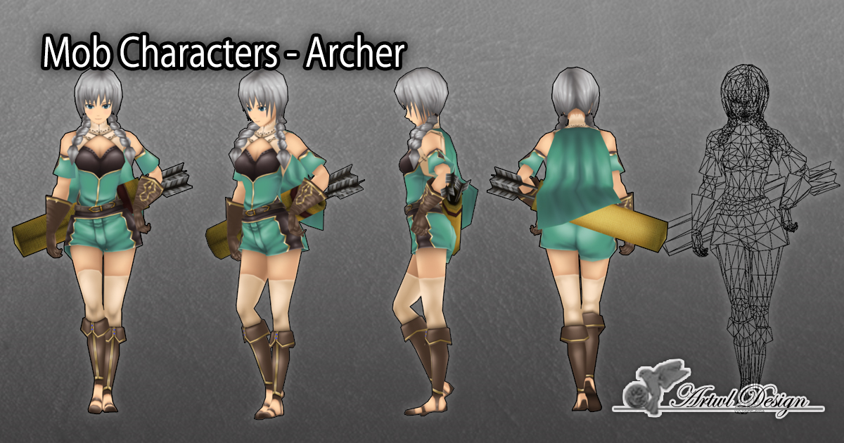 MobCharacters-Archer | Characters | Unity Asset Store