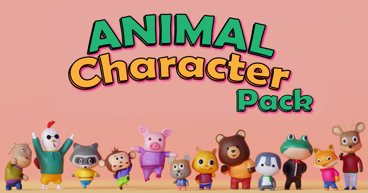 Low Poly Animal Characters Pack | 3D Animals | Unity Asset Store