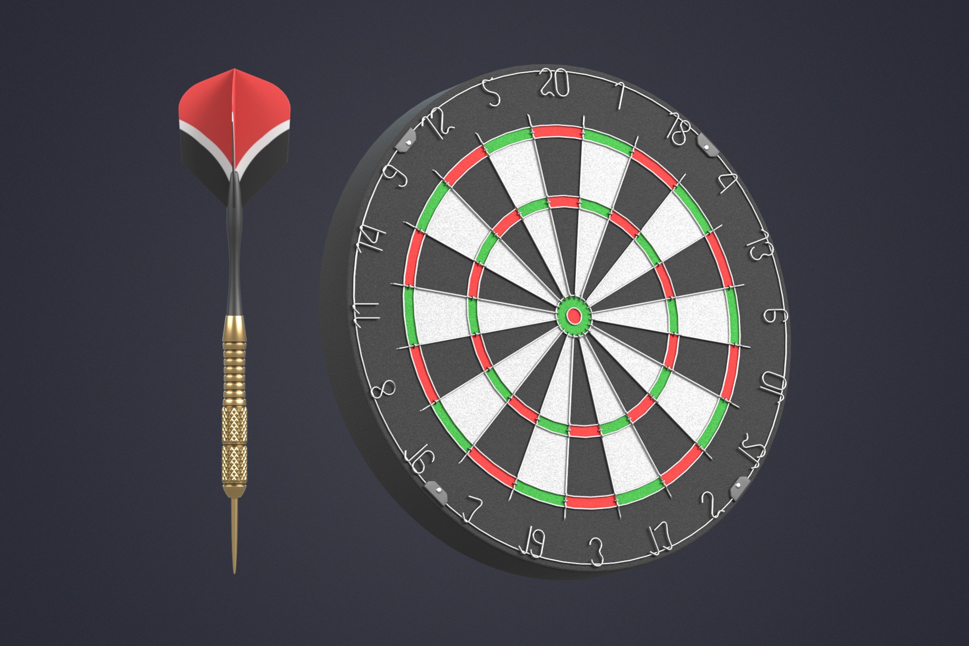 Dart and Dartboard for playing Darts | 3D Props | Unity Asset Store
