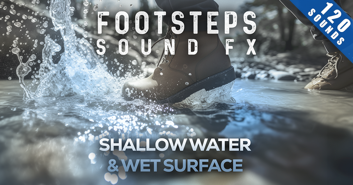 Footsteps Sound FX - Shallow Water / Wet Surface | Foley Sound FX ...