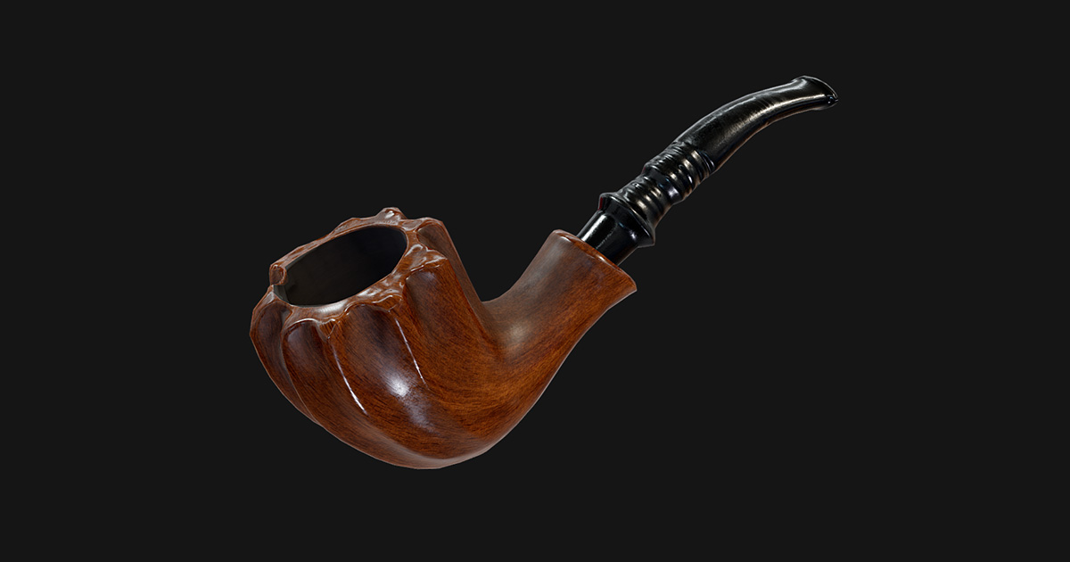 Freehand Smoking Pipe 3D Model Game-Ready | 3D 道具 | Unity Asset Store