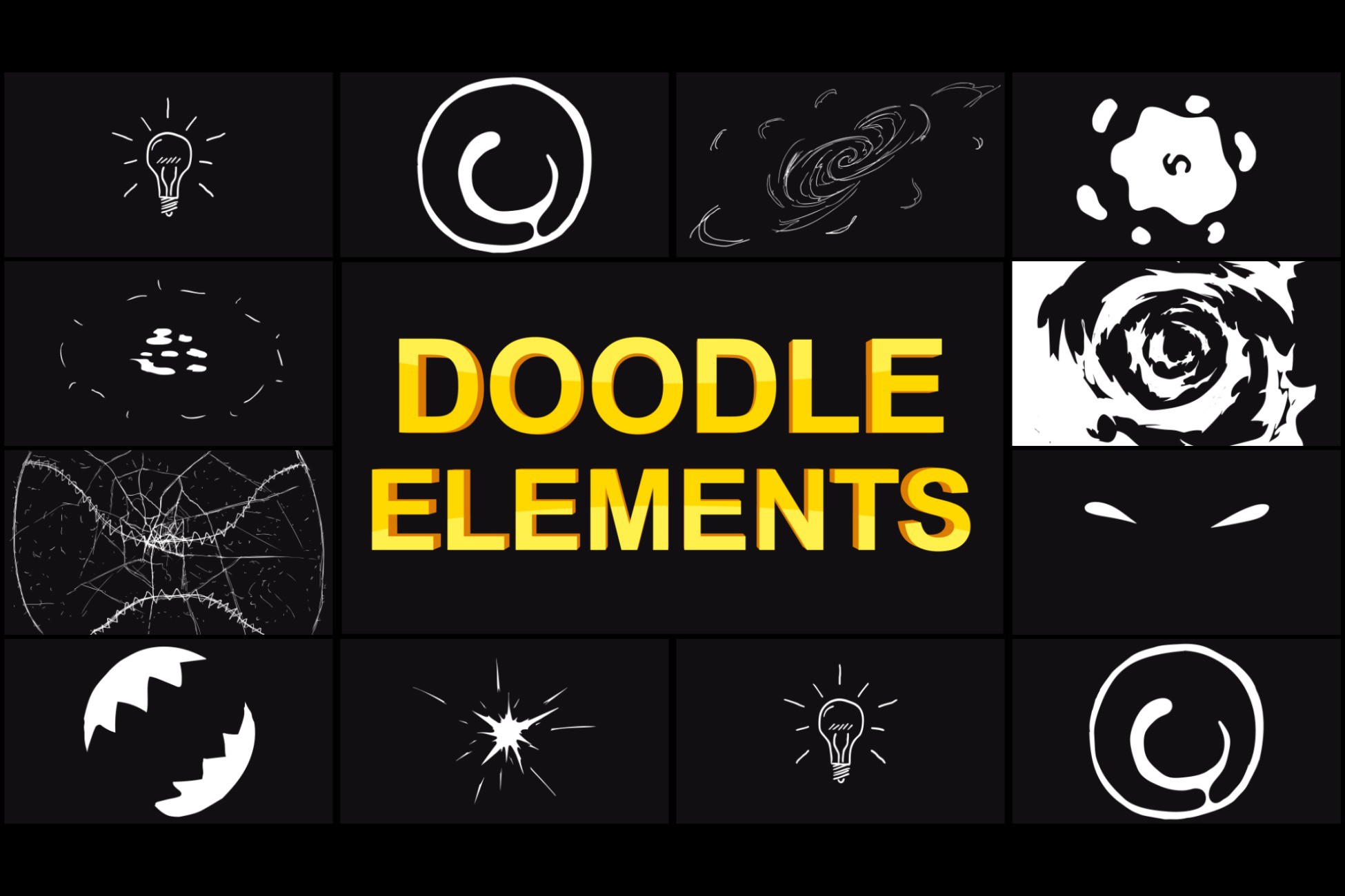 Doodle Elements | 불 & 폭발 | Unity Asset Store