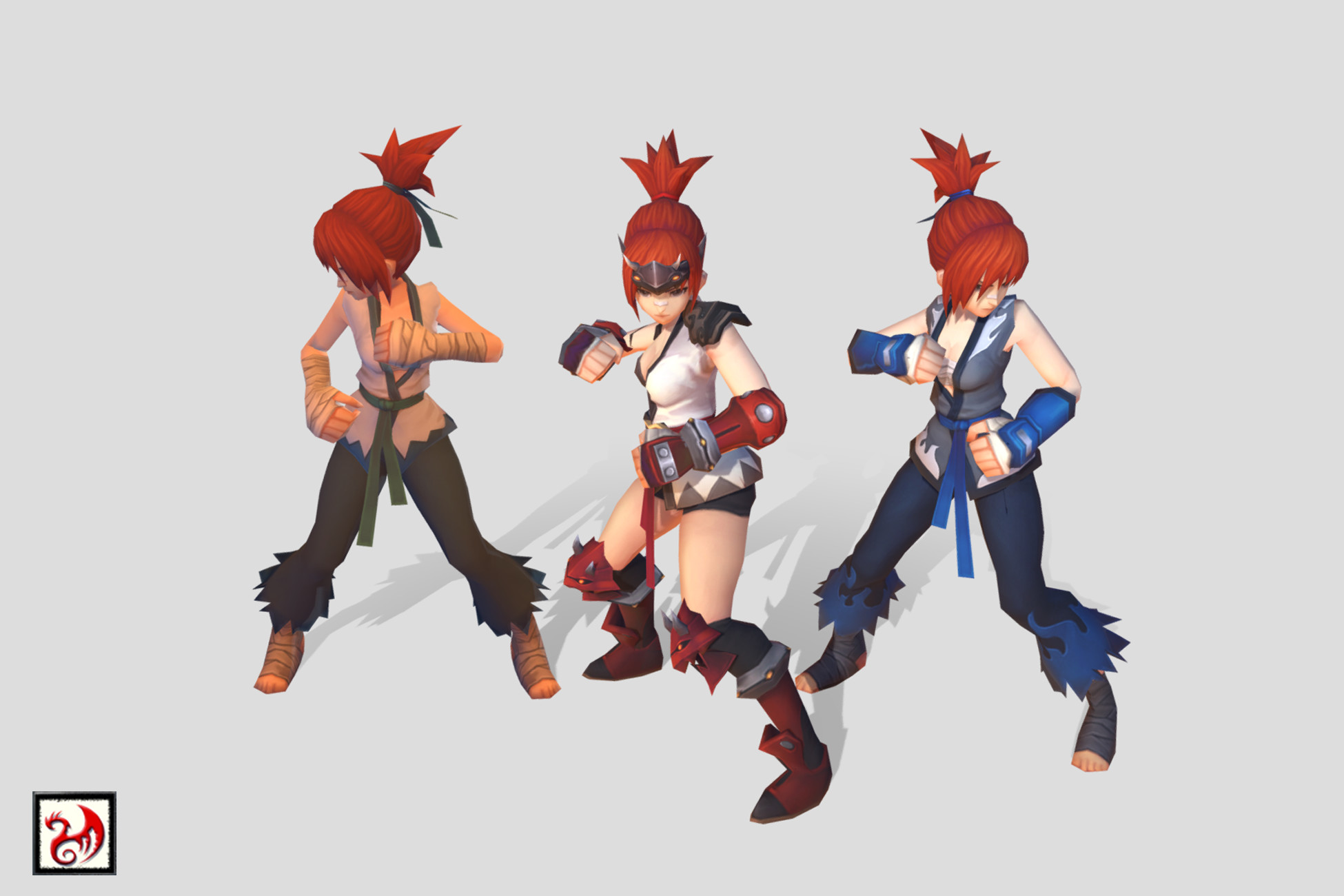 FighterWomanB | 3D Characters | Unity Asset Store